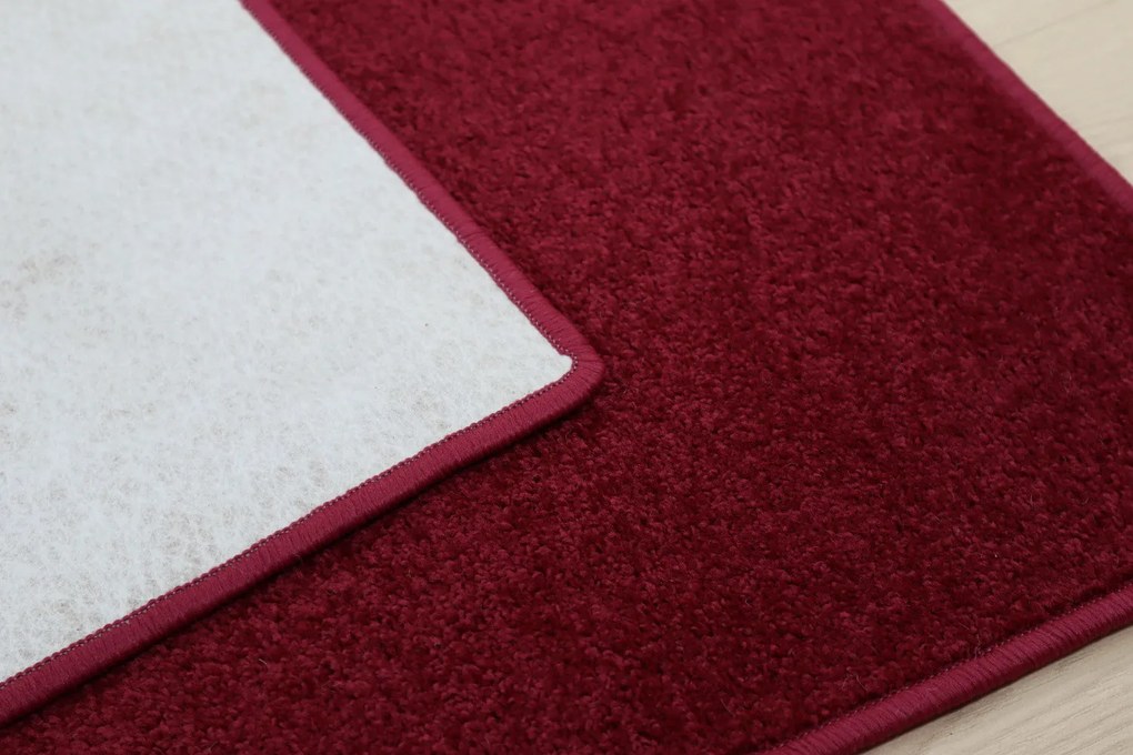Vopi koberce Kusový koberec Eton vínově červený čtverec - 150x150 cm