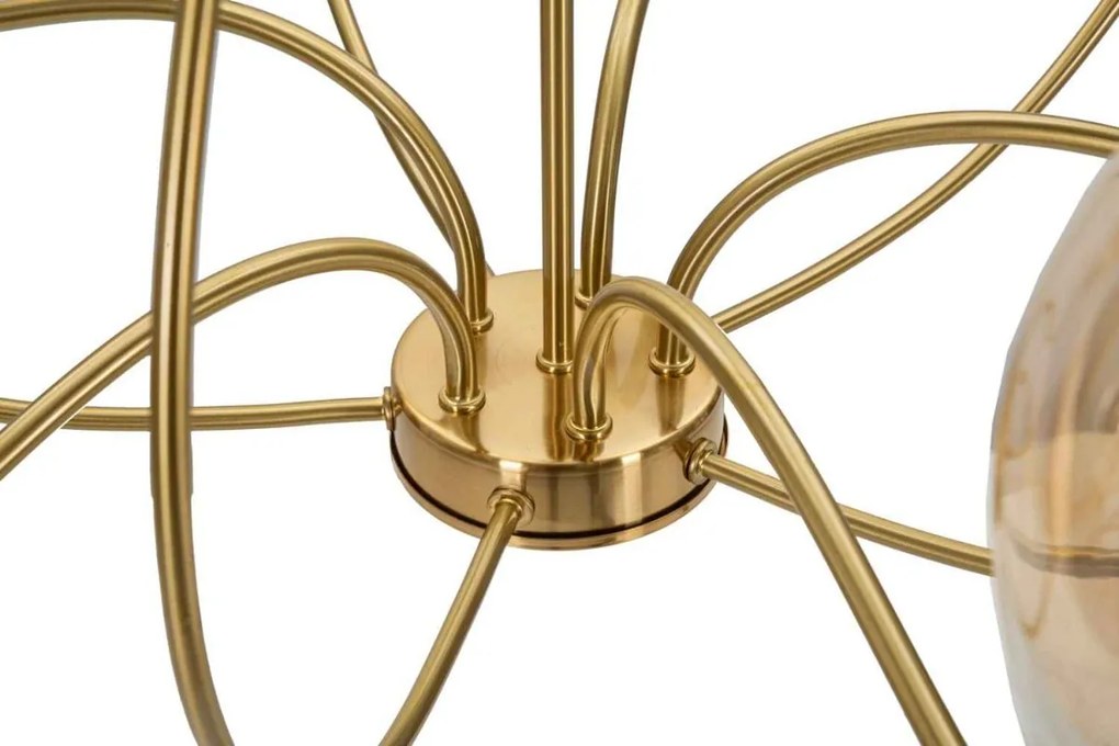 Designové závěsné svítidlo Nahimana 100 cm zlaté