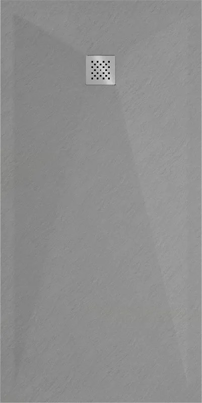 Mexen Stone+ kompozitní obdélníkový sprchový kout 200 x 80 cm, šedý-beton - 44618020