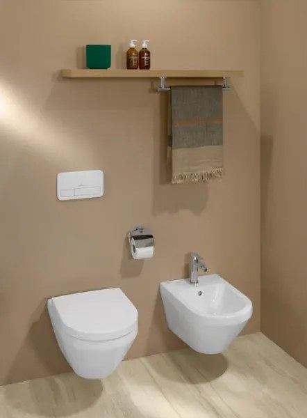 Závěsné WC + prkénko ARCHITECTURA + tlačítko + podomítkový modul + podložka