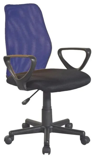 TEMPO KONDELA Kancelářská židle, modrá, BST 2010