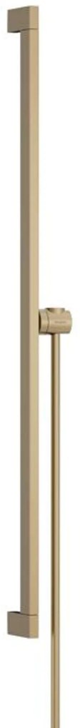Hansgrohe Unica - Sprchová tyč 66 cm, se sprchovou hadicí, kartáčovaný bronz 24404140