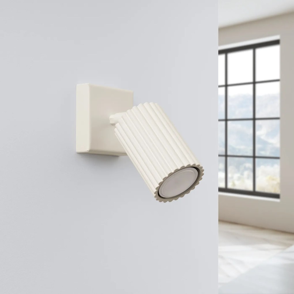 Sollux Lighting Nástěnné svítidlo KARBON béžové