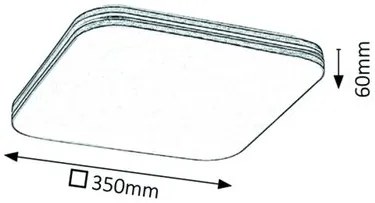 Rabalux OSCAR LED stropní svítidlo 3346