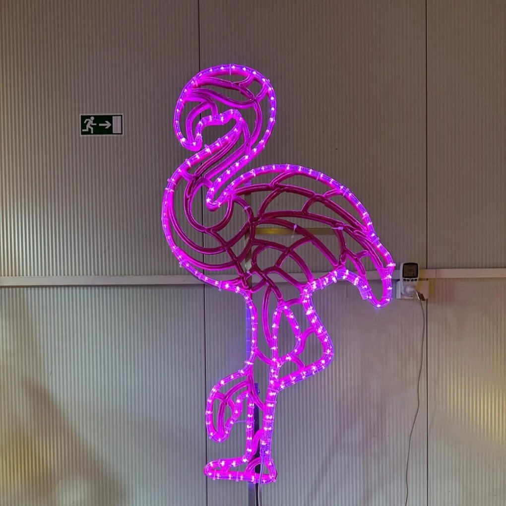 Easy Fix LED hadice venkovní, 1 m, růžová, 30 diod, IP44, metráž
