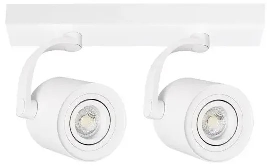 Moderní bodové svítidlo Bross 2 Arm bílé