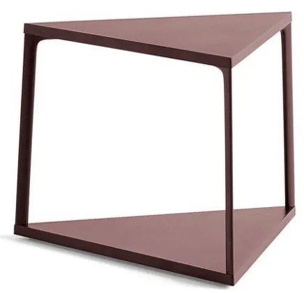 HAY Stolek Eiffel Side Table Triangle, dark brick