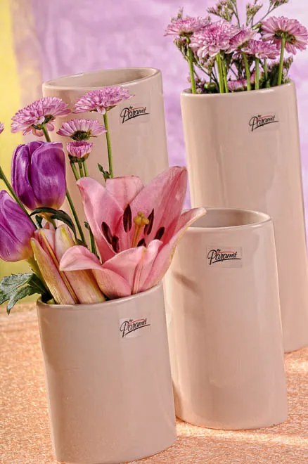 Paramit DITA váza béžová 15 cm