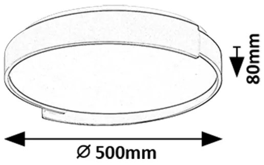 Rabalux 71306 - LED Stm. stropní svítidlo LALEH LED/48W/230V 3000-6500K + DO