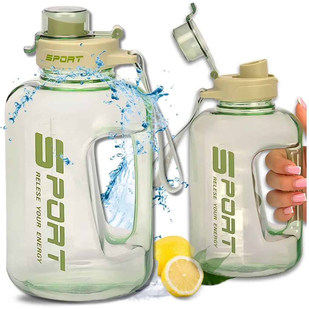 Camerazar Sportovní láhev na běh TRESSARI 1700 ml BPA FREE ideální na vodu a sportovní aktivity