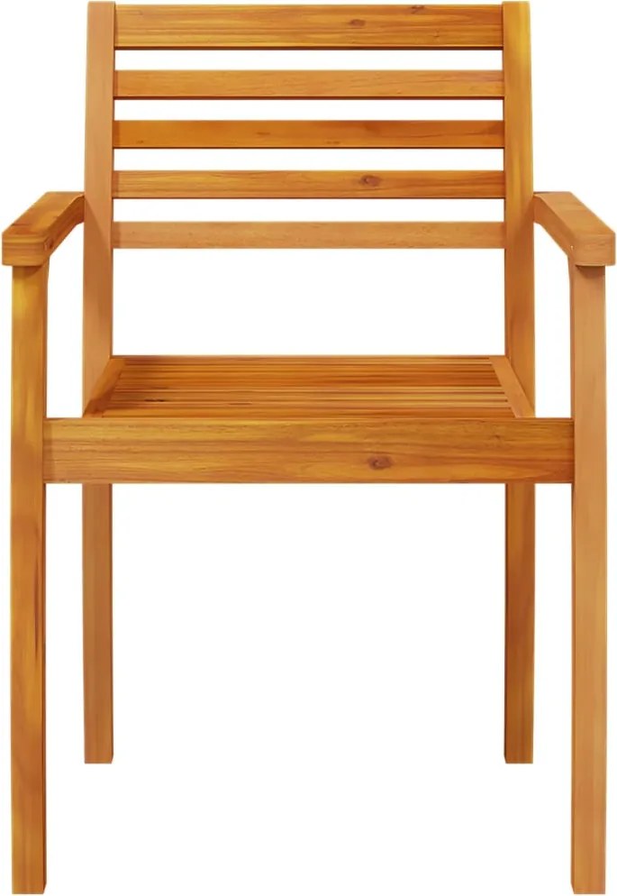 Zahradní židle 8 ks 59 x 55 x 85 cm masivní akáciové dřevo 3217204