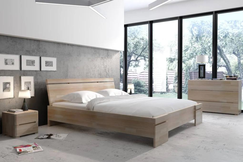 Prodloužená postel Sparta - buk   ,  140x220 cm