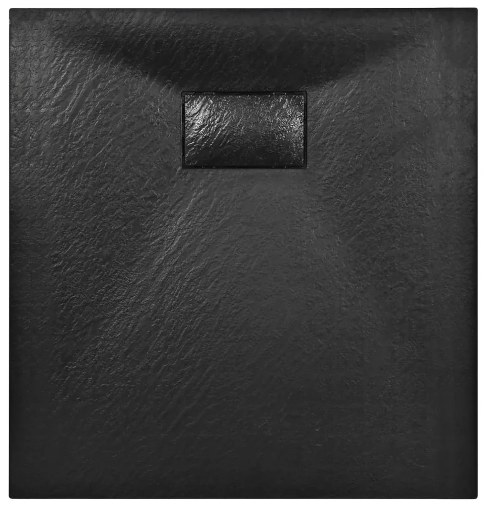 Sprchová vanička SMC černá 90 x 80 cm,  144778