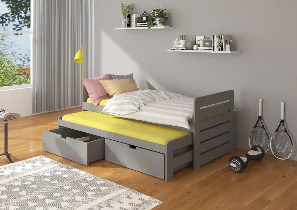 Postel dvojitá s matracemi TOMI 180x80