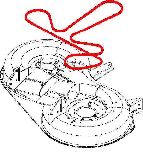 Pásek 592869301 pro pohon nožů Husqvarna Tc 342, Tc 342T od roku 2018