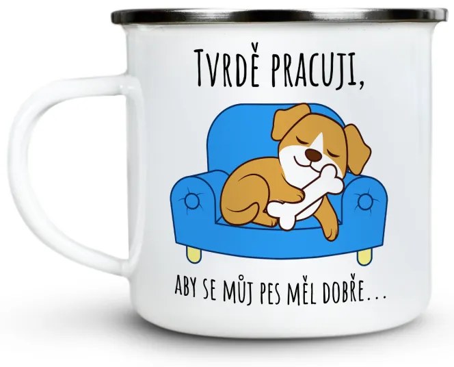 Ahome Ahome CZ Plecháček Tvrdě pracuji. Barevný pes 300 ml