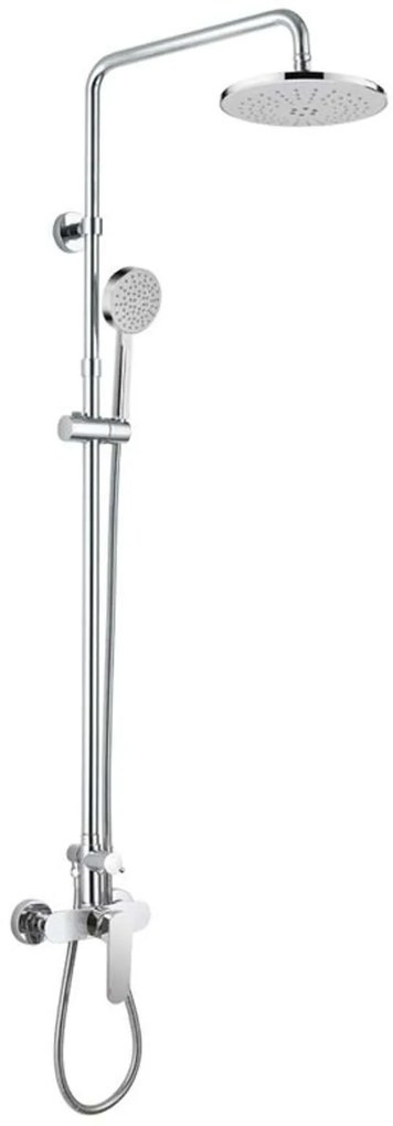 Mereo - Sprchový set s baterií, průměr 22 cm, chrom CBE60104SAM