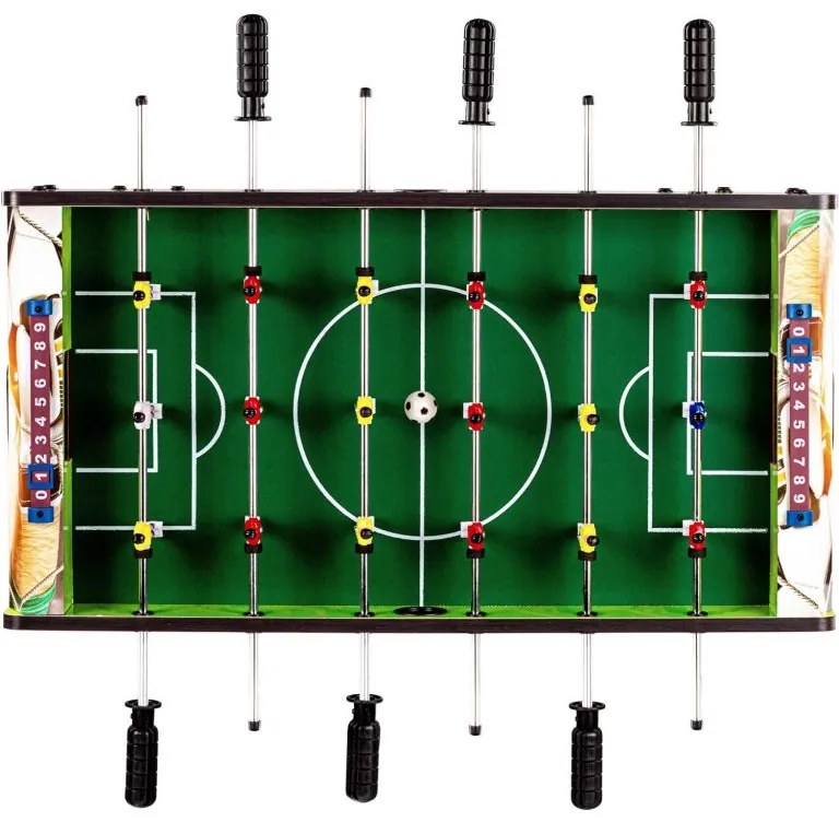 GamesPlanet® 70124 Mini stolní fotbálek s nožičkami, 70 x 37 x 25 cm, potisk