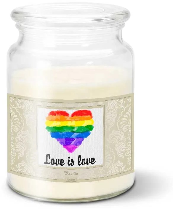 Sablio Svíčka Love is Love - 500 g