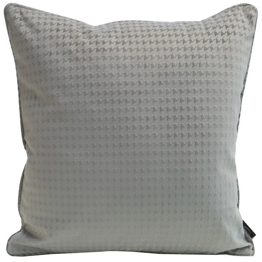 Dekorační povlak na polštář 40x40 Amelia silver peplite velvet Eurofirany