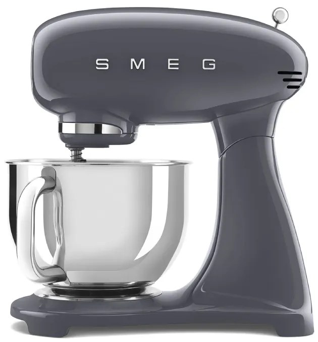 Kuchyňský robot Smeg 50's style SMF03GREU / 800 W / 4,8 l / šedá