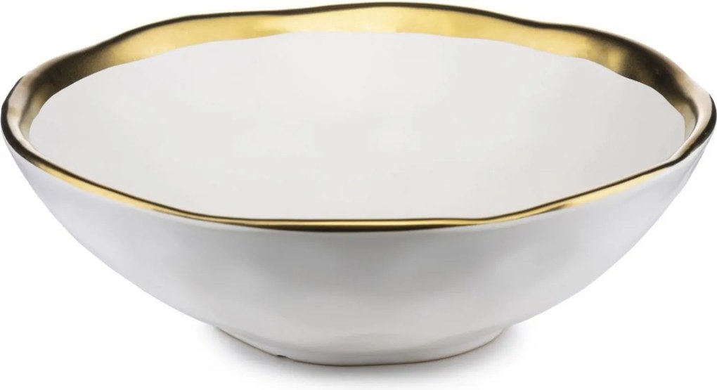 Keramická sada talířů Lissa White Gold 8ks