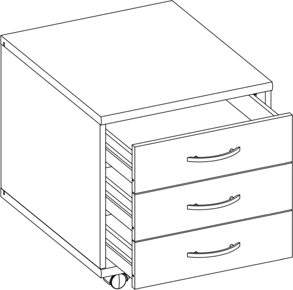 Sconto Kontejner OPTIMUS 34-006 dub sonoma
