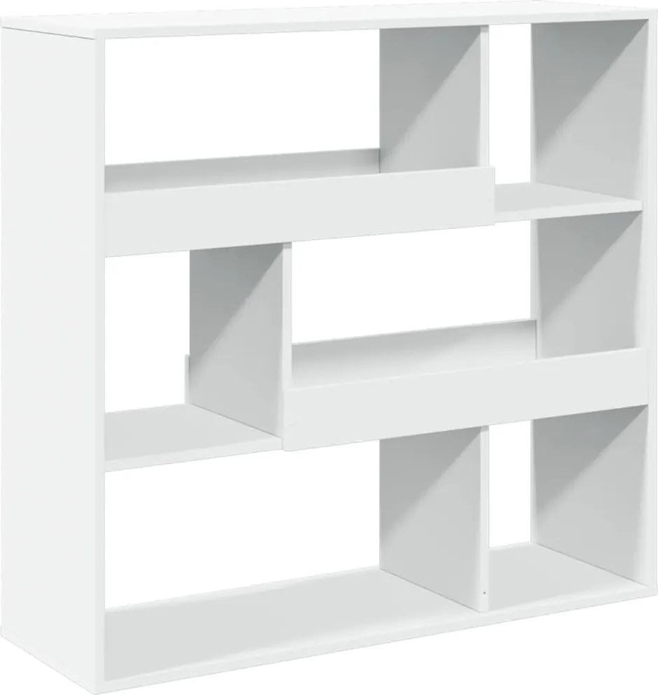 Dělící stěna bílá 100 x 33 x 94,5 cm kompozitní dřevo 3309474