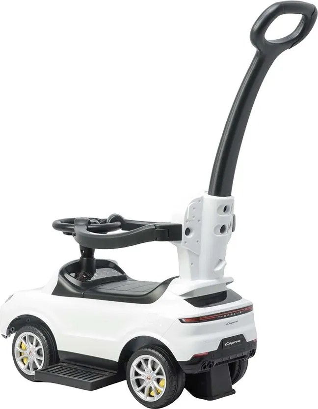 Dětské odrážedlo s vodící tyčí Milly Mally Porsche Cayenne white