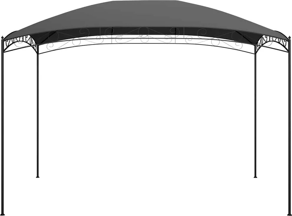 Altán 3 x 4 x 2,65 m antracitový 180 g/m² 313911