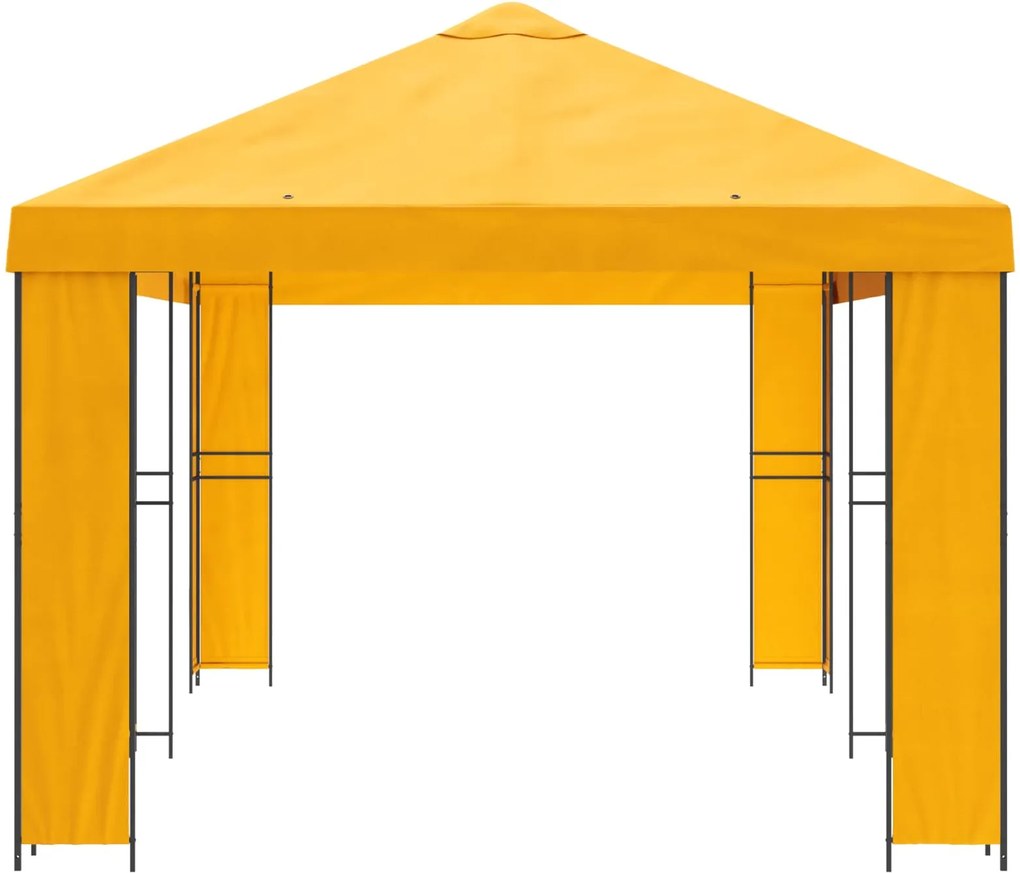 Zahradní altán 6 x 3 m Žlutá Polyester a ocel 190 gsm 3376014