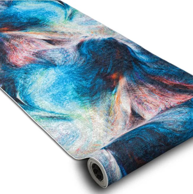 Protiskluzový běhoun LOTUS COLOR 36500 modrý / červený - hotový rozměr