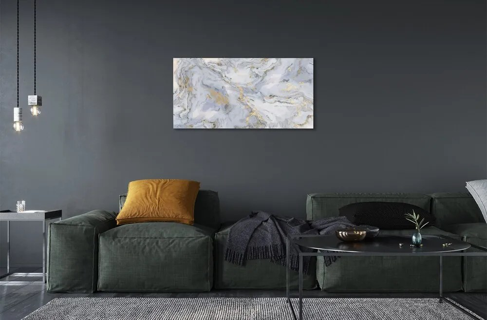 Obraz na skle Marble kamenná zeď 100x50 cm