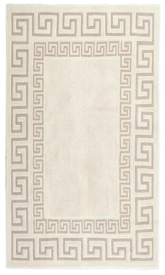 Krémový odolný bavlněný koberec Vitaus Versace, 120 x 180 cm | BIANO