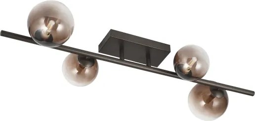 Brilagi - LED Přisazený lustr MILLA 4xG9/3W/230V hnědá/kouřová hnědá