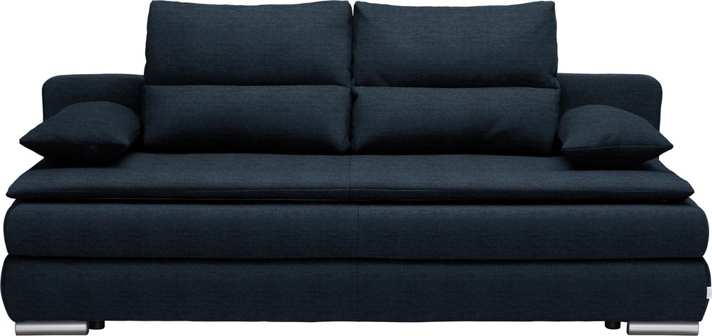XXXLutz ROZKLÁDACÍ POHOVKA, textil, tmavě modrá Livetastic - Rozkládací pohovky - 001574001204
