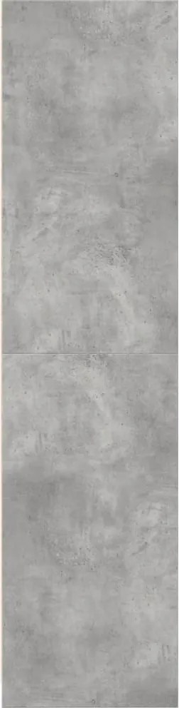 Šatní skříň betonově šedá 80 x 50 x 200 cm kompozitní dřevo 3307795