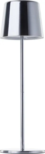 Brilliant G40939/68 Stolní AKU lampa XAANA broušený nikl USB-C , CCT