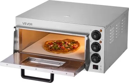 Komerční stolní pizza pec Elektrická trouba na pizzu pro 40,6 cm pizzu uvnitř