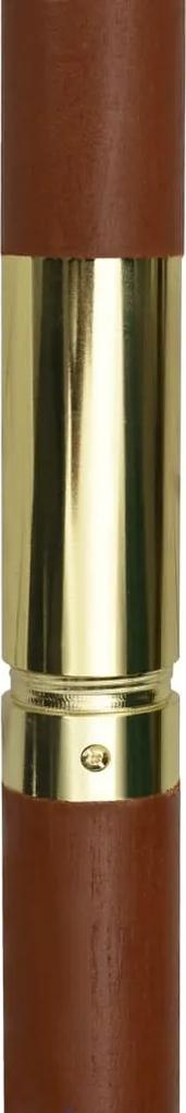 vidaXL Zahradní slunečník s dřevěnou tyčí 200 x 300 cm [42960] Barva: taupe