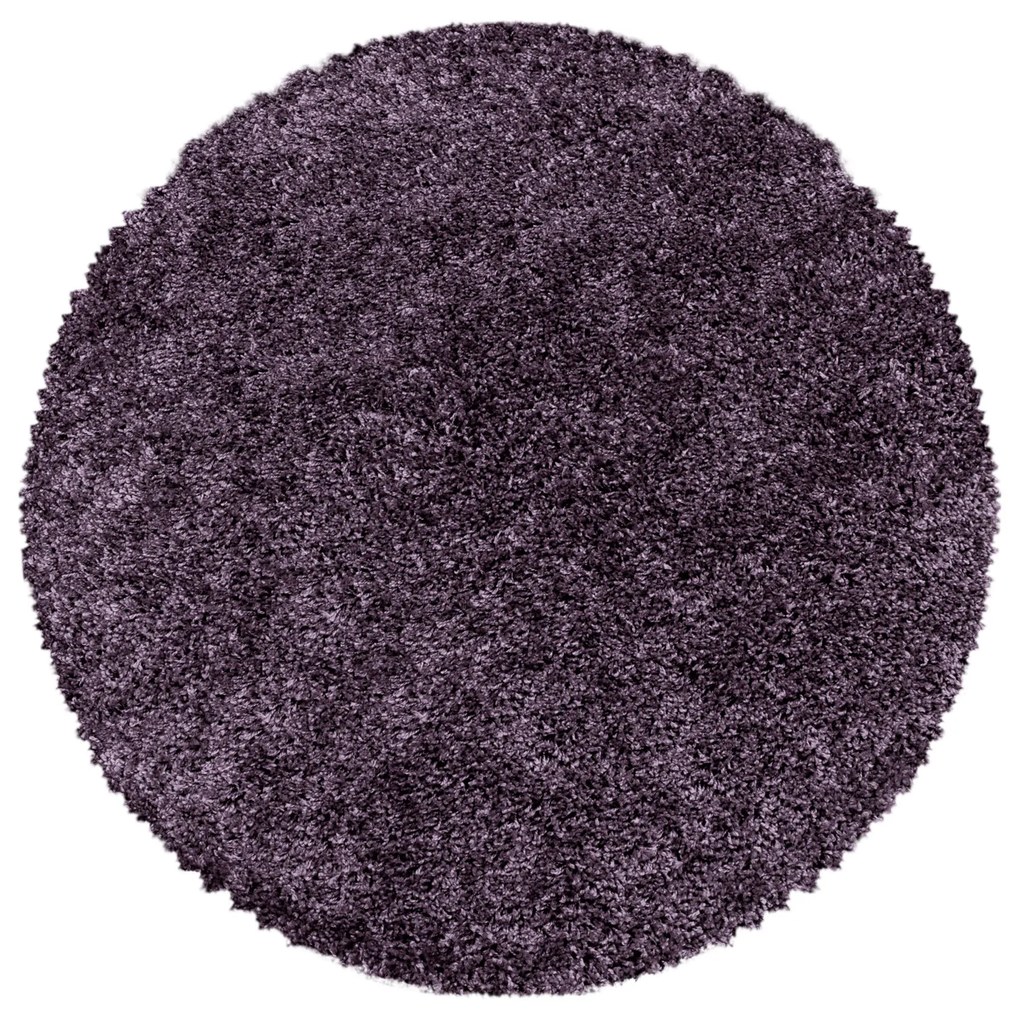 Ayyildiz Kusový koberec SYDNEY 3000, kulatý, Violet Rozměr koberce: 120 cm KRUH