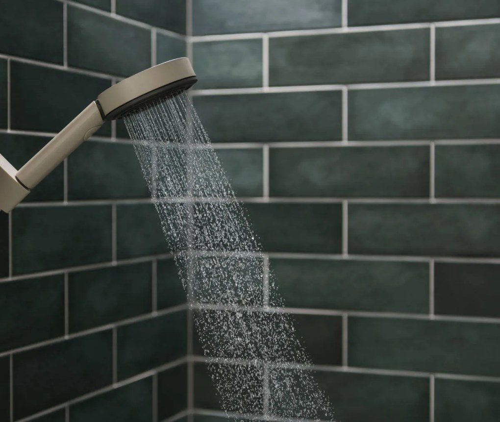 Hansgrohe Pulsify Planet Edition, ruční sprcha 105 3jet Relaxation EcoSmart+ Select, sand (recyklováno), HAN-26077210