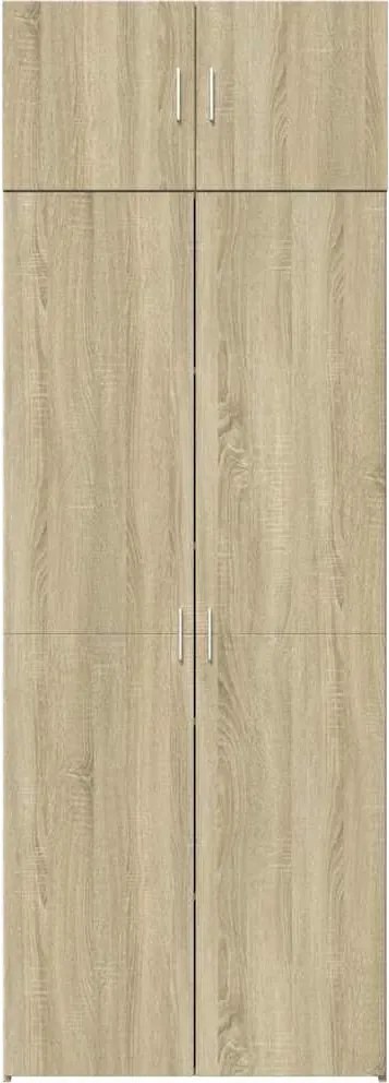Úzká úložná dub sonoma 80x42,5x225 cm kompozitní dřevo 3281352