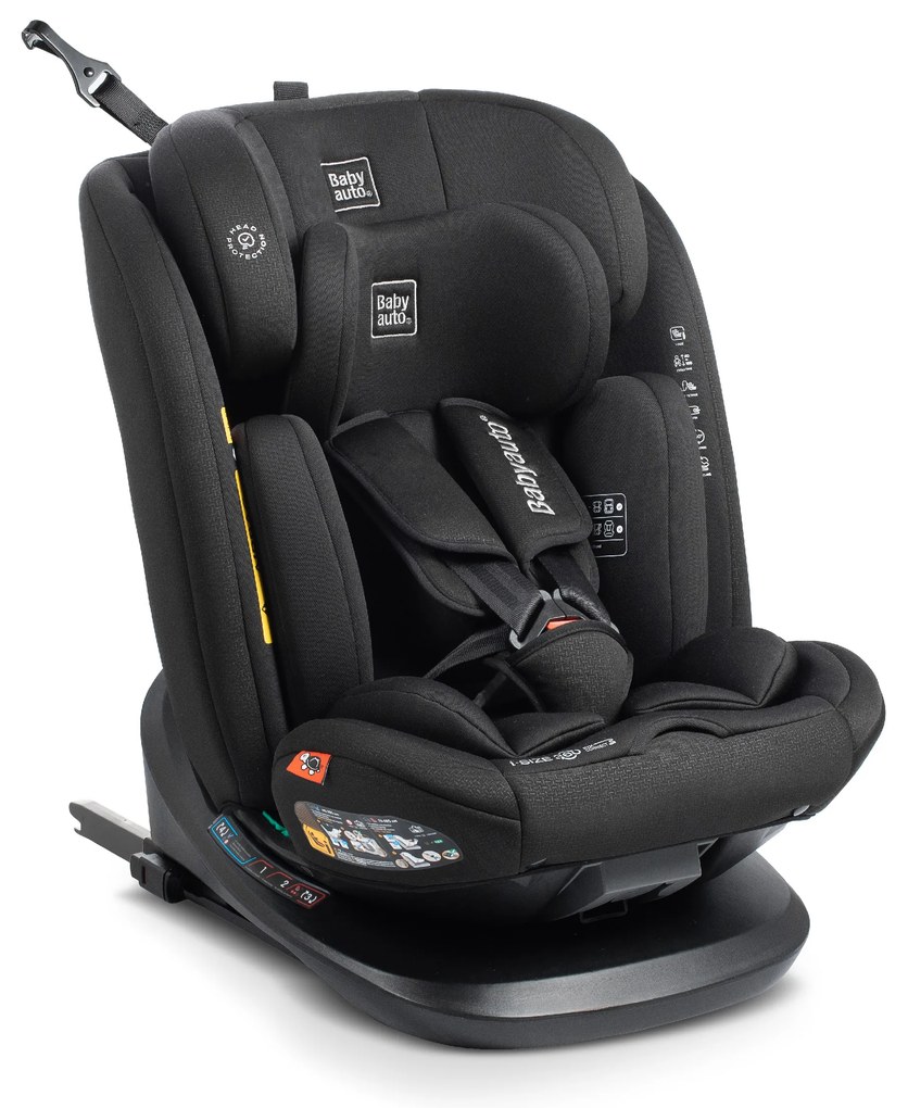 BabyAuto CARIO iFIX i-Size 360 40-150 autosedačka, black