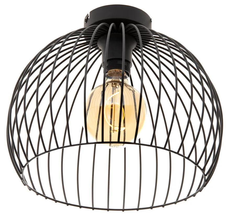 Moderní závěsná lampa černá - Koopa