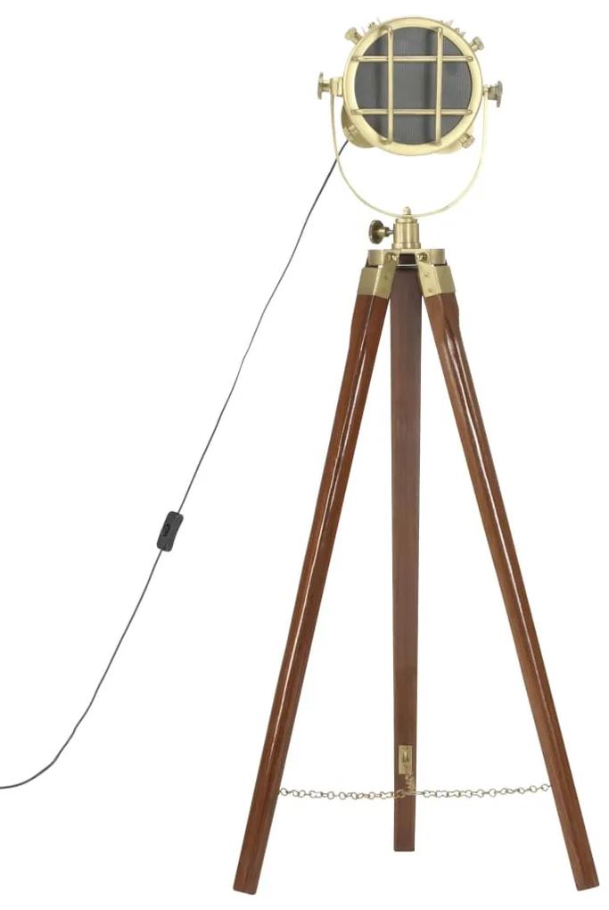 Stojací lampa na stativu masivní mangovníkové dřevo 97 cm,  286109