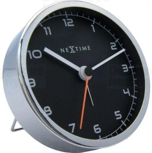NeXtime Designový budík 5194zw Company Alarm 9cm budík