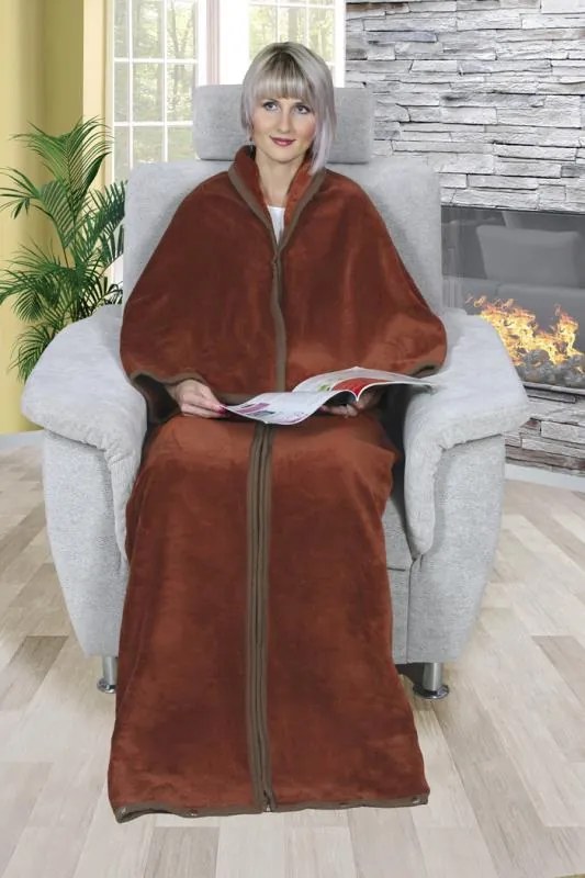 Bellatex Korall televizní pytel 150x180 cm Hnědá 150x180 cm