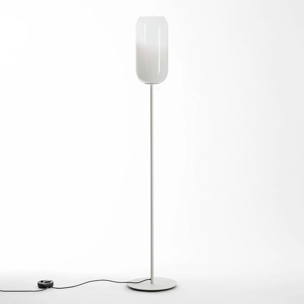 Artemide Gople stojací lampa, bílá/bílá