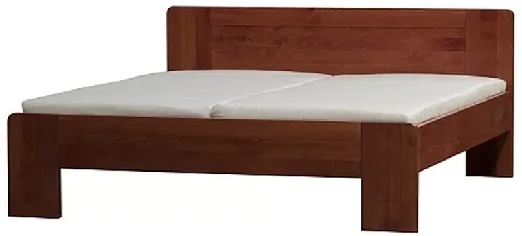 Lucatec Dřevěná postel Daniel 200x140 Jádrový buk
